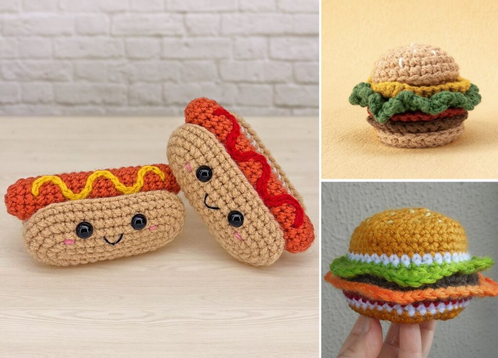 Free Crochet Food Patterns for Realistic Amigurumi Treats